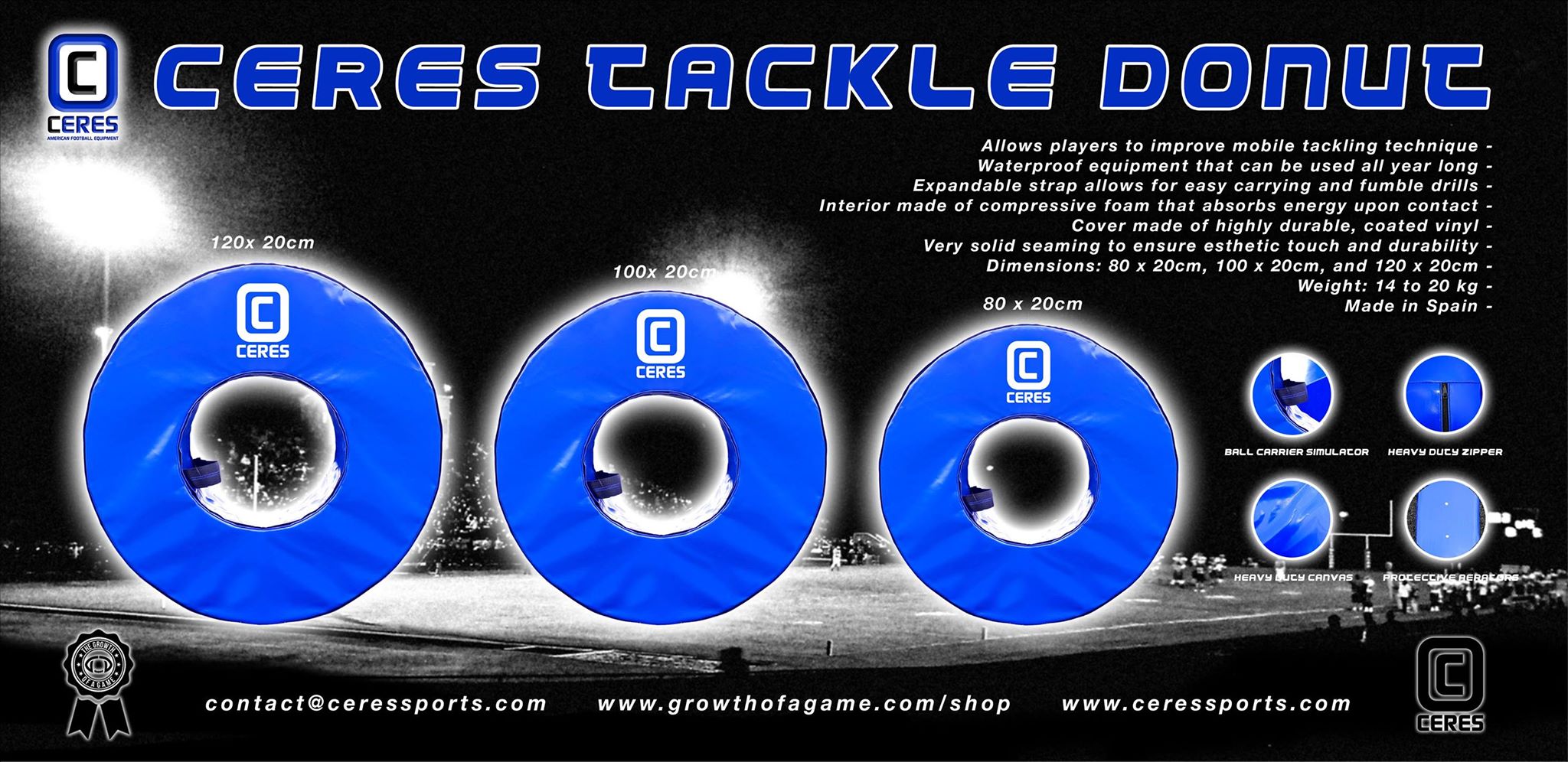 Ceres Tackle Donut | The Growth of a Game
