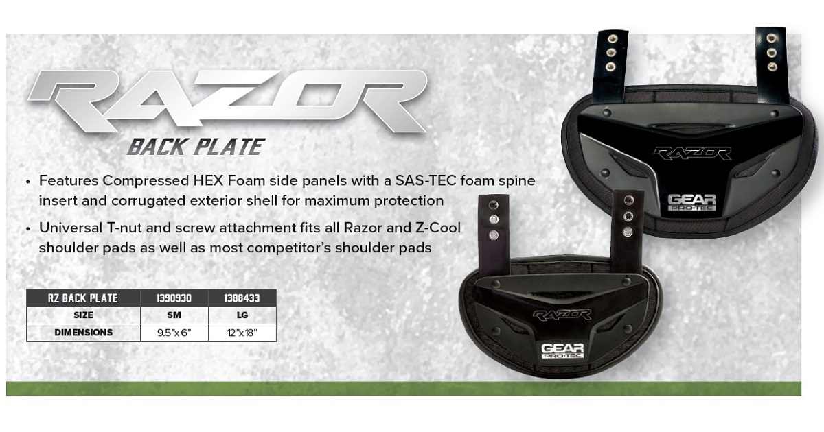Razor Back Plate | The Growth of a Game